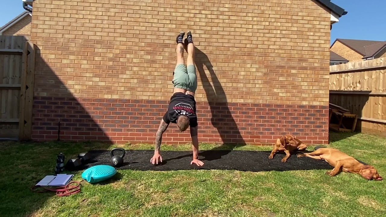 Wall Walks - At-Home CrossFit Movements with Team CSC - YouTube