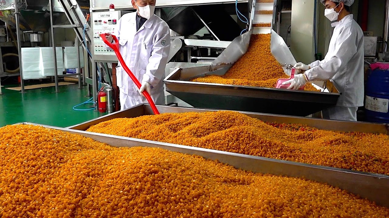 Amazing technology! Collection of Korean food manufacturing processes ...