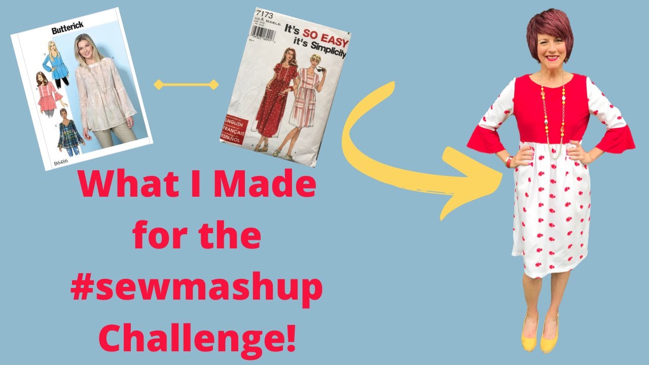 What I Made for the #sewmashup Challenge! Butterick 6486, Simplicity ...