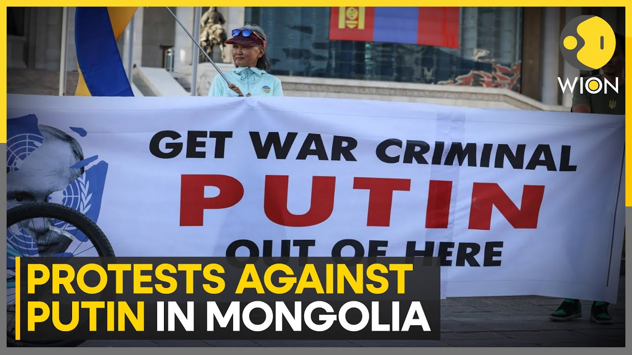 Russian President Vladimir Putin gets lavish welcome in Mongolia ...