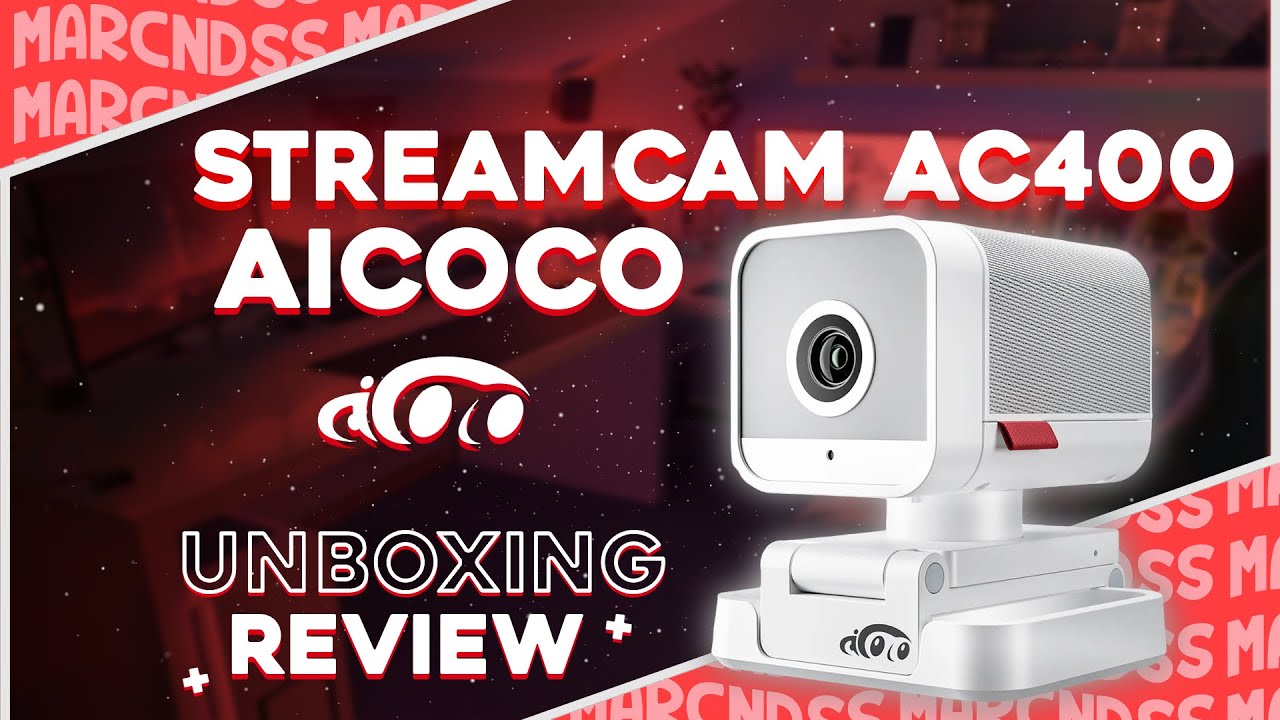 A WEBCAM MAIS LINDA AICOCO AC400 - YouTube