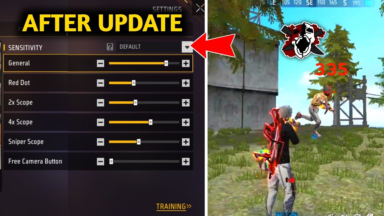 New Headshot Sensitivity Settings After update free fire | - YouTube
