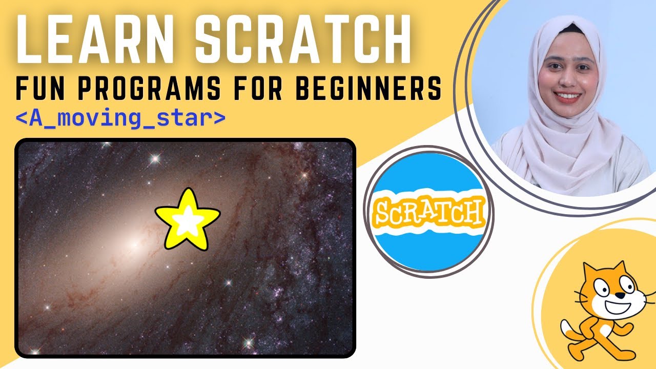 A Moving Star | Scratch Programming | Learn Scratch | Scratch Tutorials ...