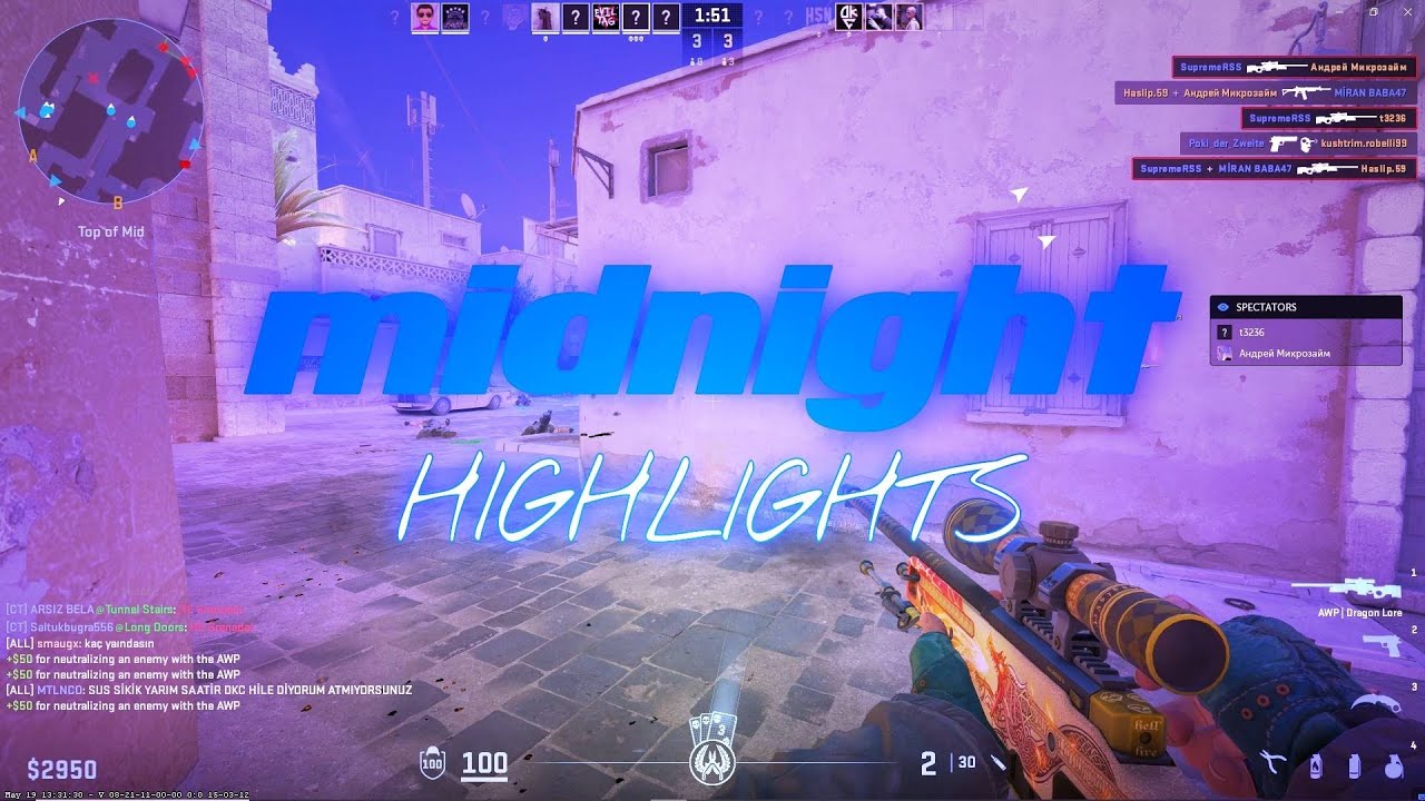 CS2 Semi Rage Cheating & Showcase ft. Midnight - YouTube