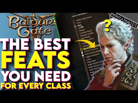 Best FEATS You NEED To Get Early In Baldur's Gate 3! - Baldurs Gate 3 Feats Guide (Tips and Tricks)