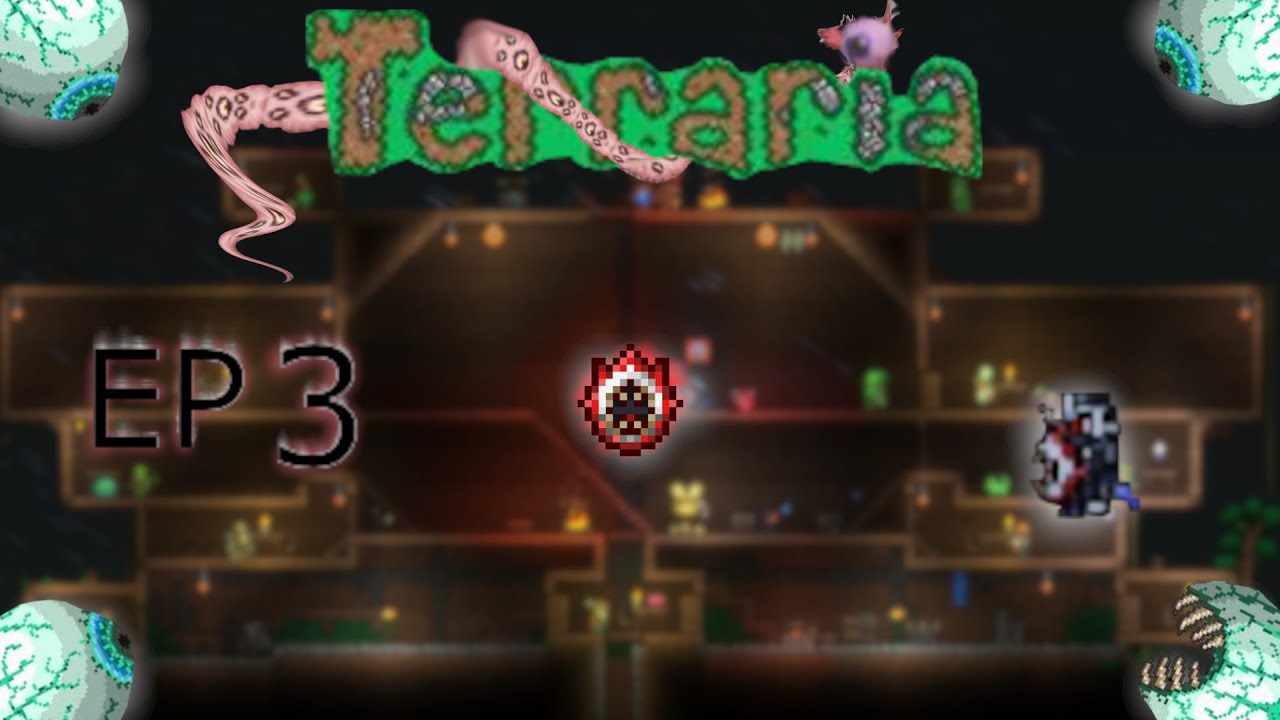 This Fire Shield is saving my Skin: Terraria Chaos mods Ep 3 - YouTube