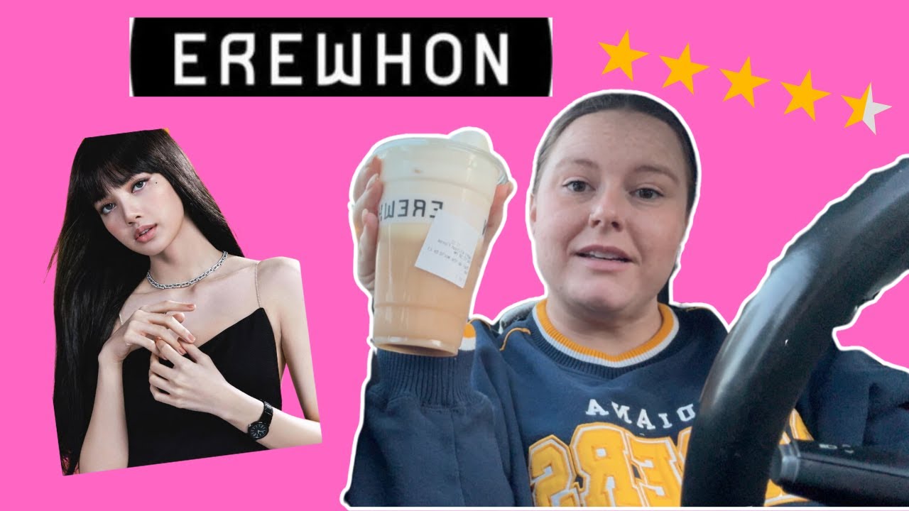 Trying The Erewhon Thai Tea By Lisa (Blackpink) - YouTube