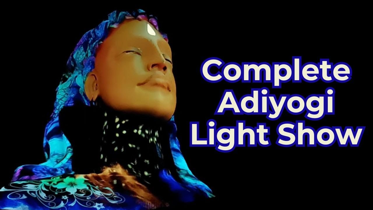 Full Adiyogi Light Show, Close-Up View | 3D Laser Projection - YouTube