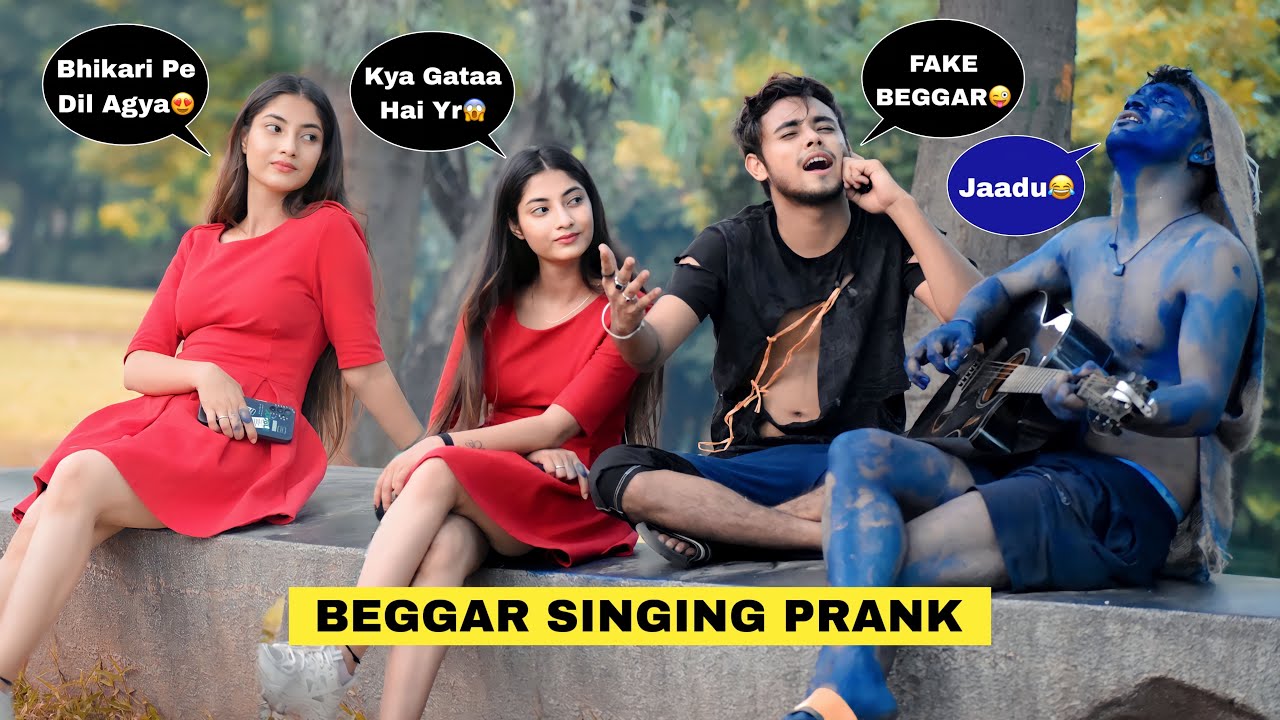 Beggar(भिखारी) Prank With Twist | Singing Hindi Songs Mashup | Shocking ...