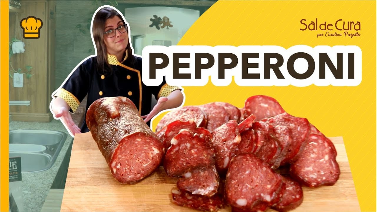 COMO FAZER PEPPERONI FÁCIL | RECEITA PEPERONE CASEIRO PARA PIZZA ...
