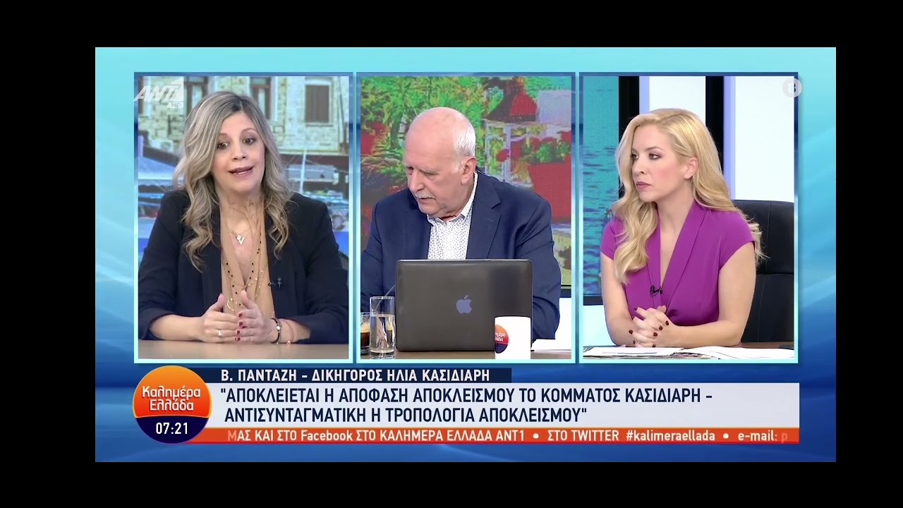 Η δικηγόρος του Ηλια Κασιδιάρη στο Καλημέρα Ελλάδα Για τις αποφάσεις ...