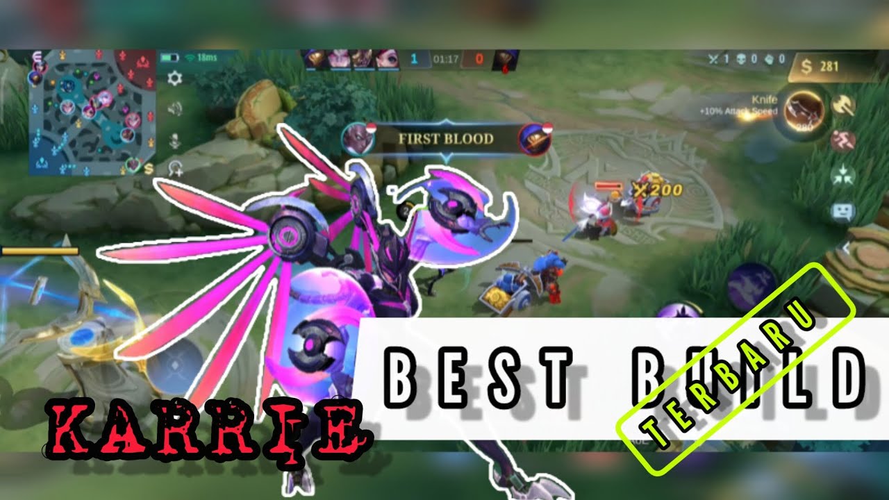 HERO KARRIE gameplay best build guide starlight setting item | mobile ...