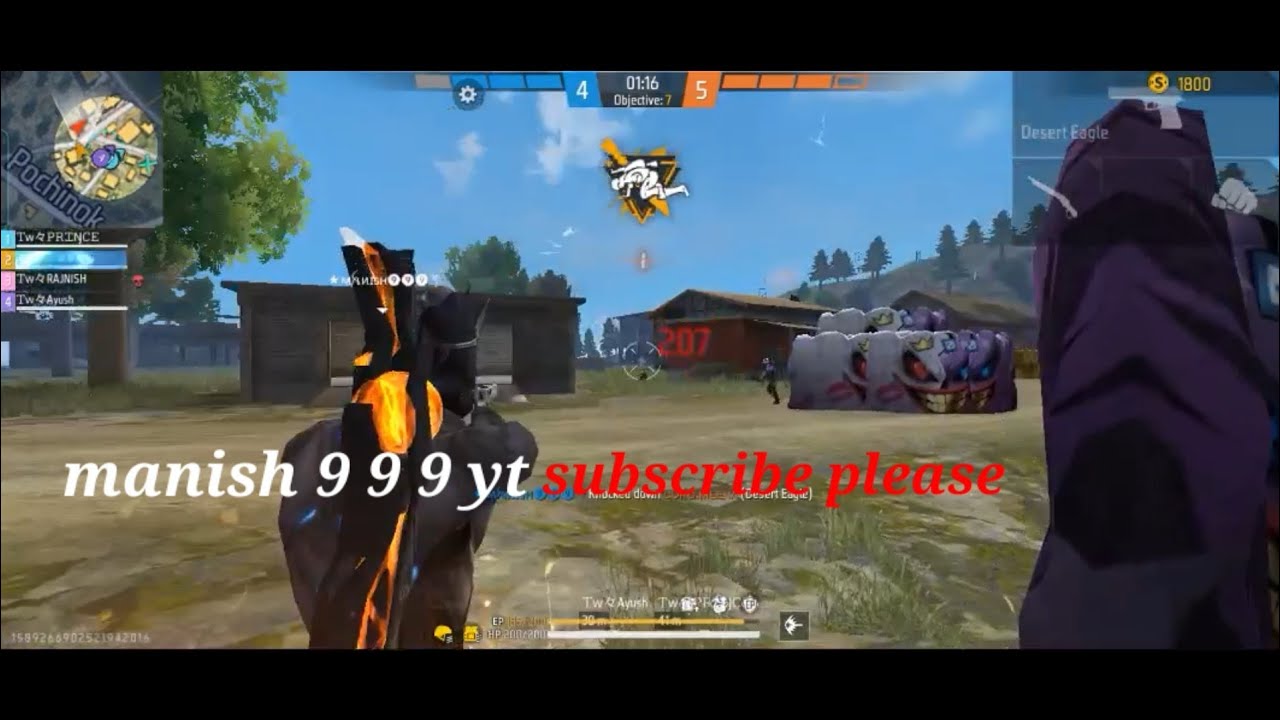 custom gameplay garina free fire.🔥🔥1v4 pro player.how to play custom ...