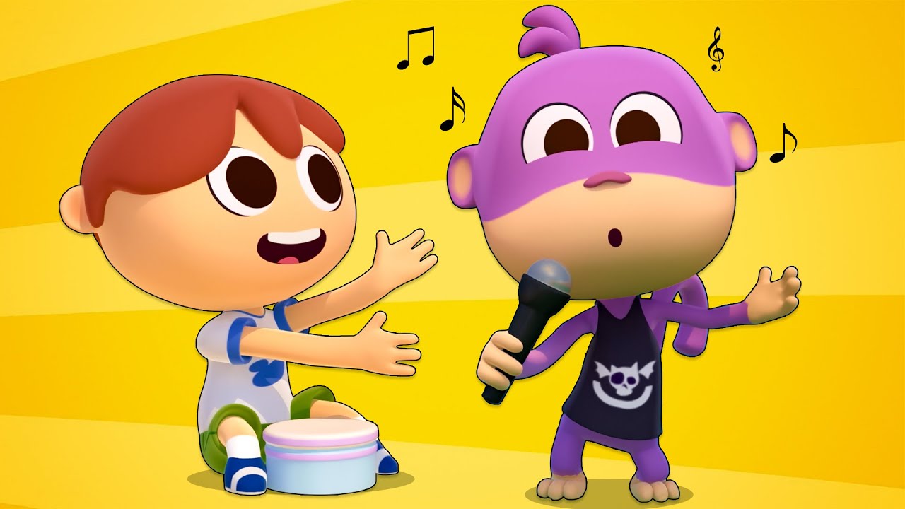Chulo The Monkey + More Kids Fun Music & Baby Songs by USP Kids - YouTube