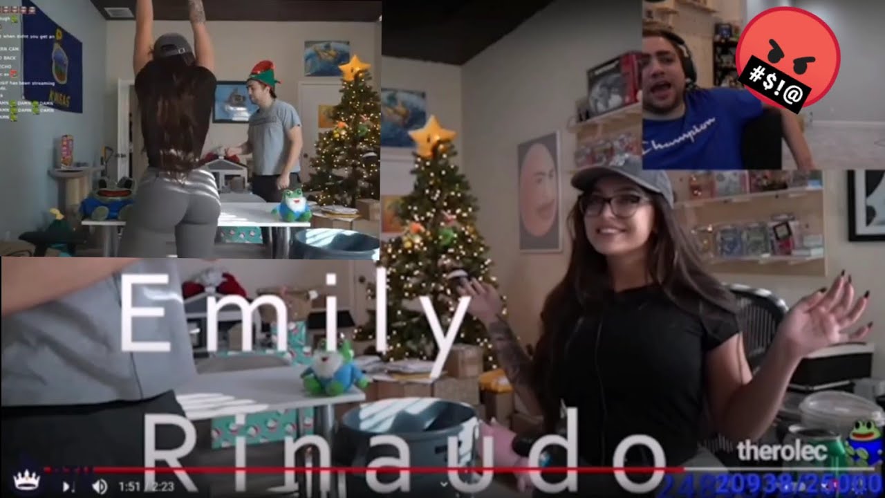 Mizkif gets angry over sister Emily Rinaudo stand up ass clip. #twitch ...