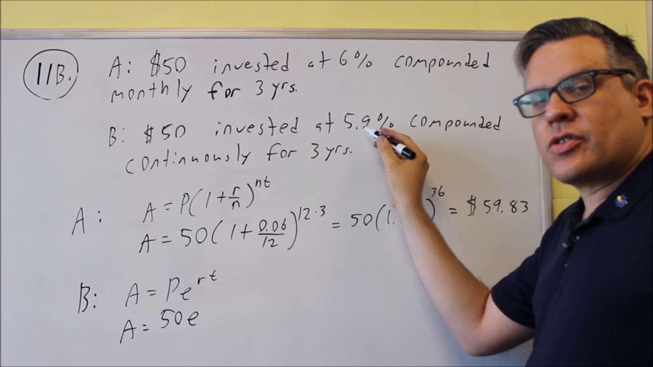 Math 126 Sample Test 3 Review #11B - YouTube