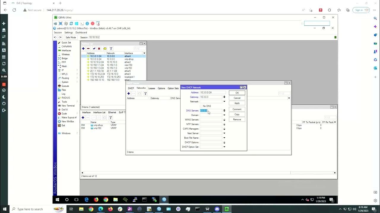 Mikrotik DHCP Server Setup with VRRP Redundancy - YouTube