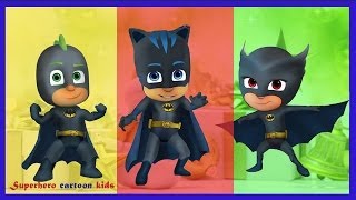 PJ Masks Christmas Transforms into Batman & Paw Patrol | Superheroes ...