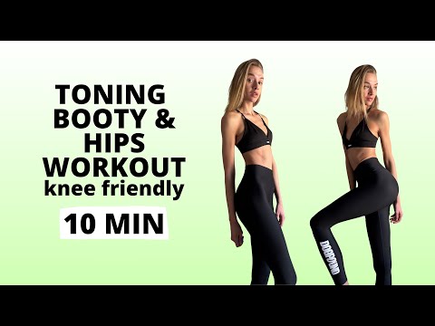 Knee Friendly Toning Booty & Hips Workout on Floor / Nina Dapper