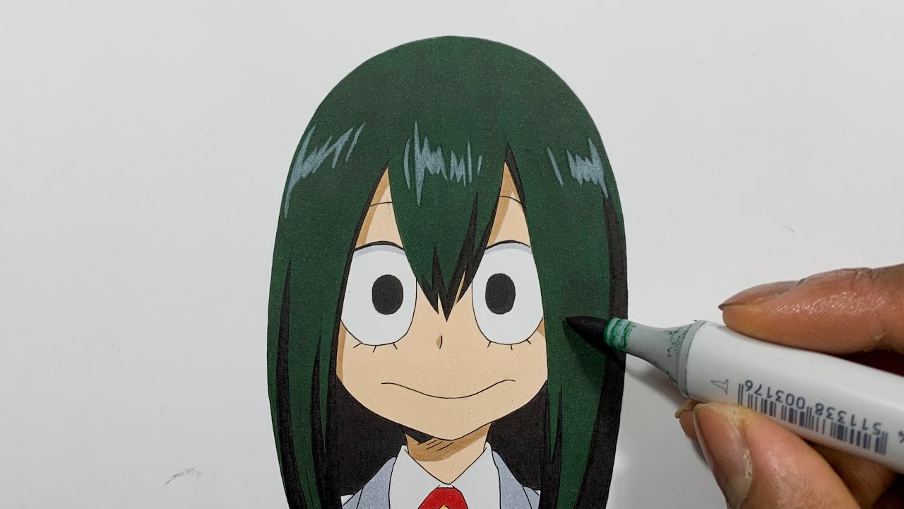 How to Draw Tsuyu Asui Easy - My Hero Academia (Boku No Hero Academia ...