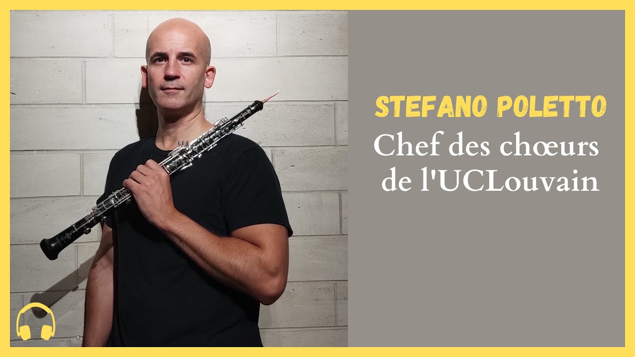 Stefano Poletto, chef de chœur de la Chorale Universitaire de Louvain ...