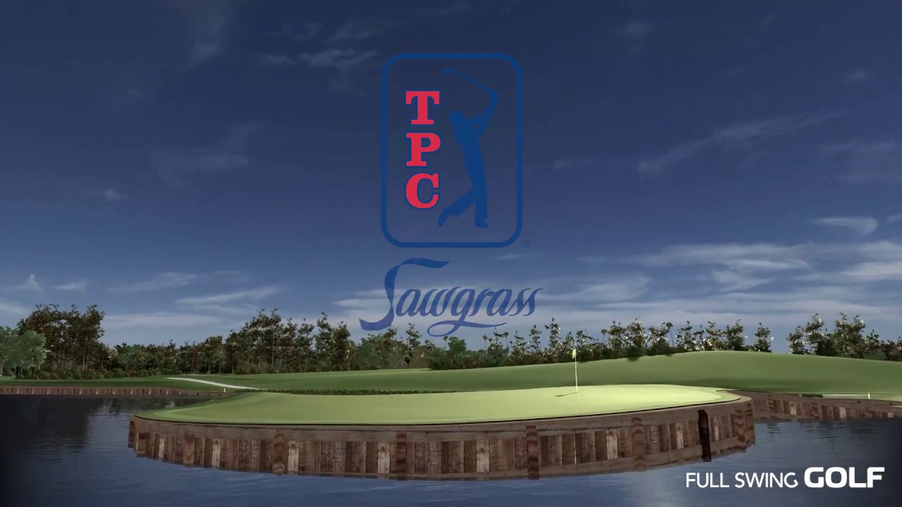 Full Swing GOLF Simulator Software TPC Sawgrass Flyover - YouTube