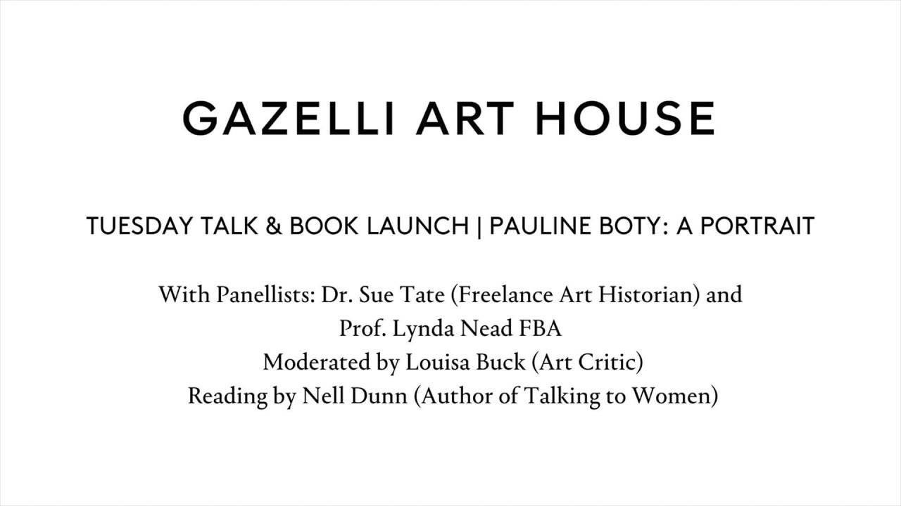 Tuesday Talk & Book Launch | Pauline Boty: A Portrait - YouTube