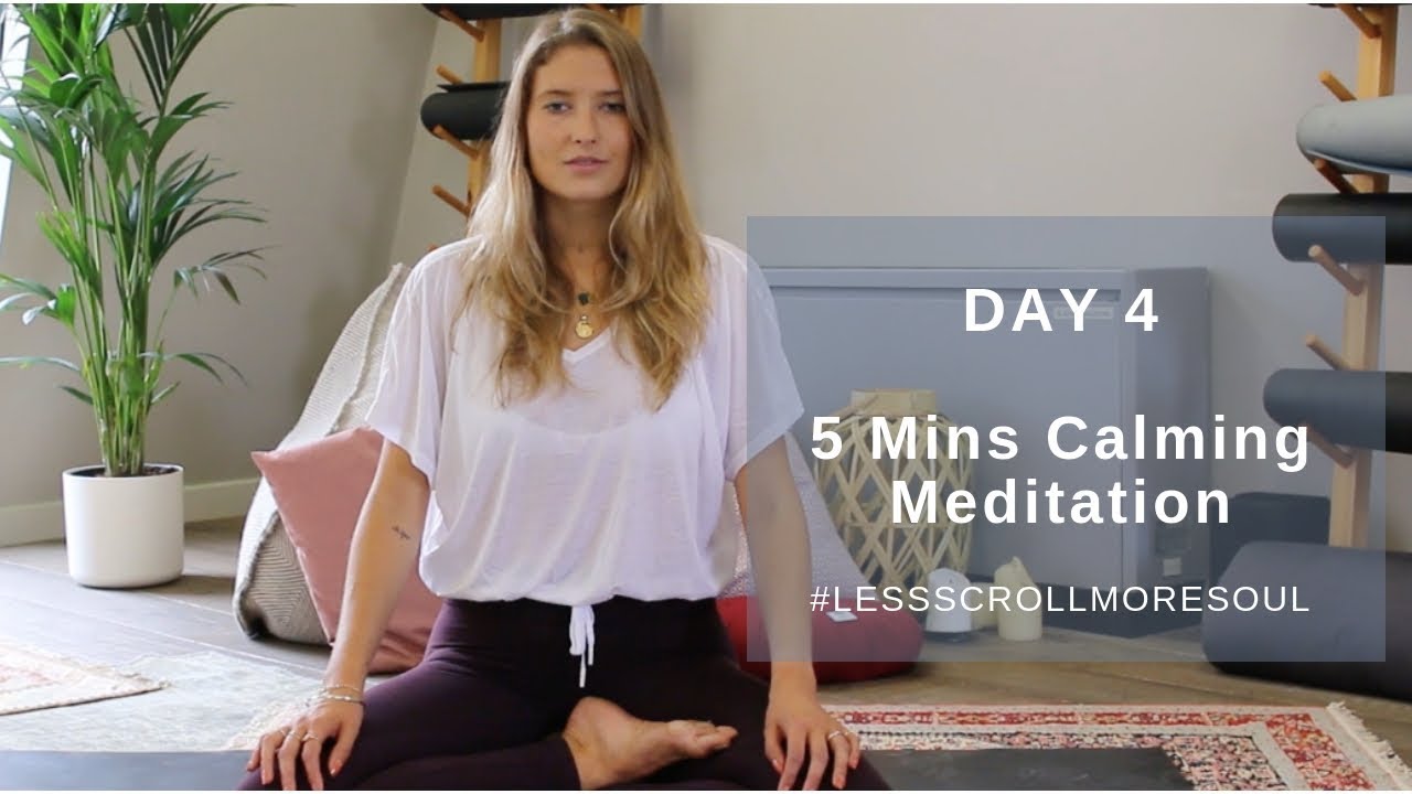DAY 4 - 5 Minute Breath Focus | Less Scroll More Soul - YouTube