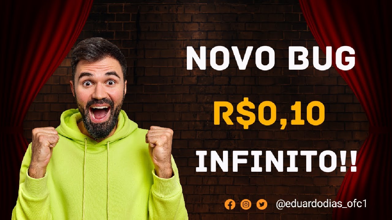 NOVO BUG DE R$0,10 CENTAVOS INFINITO🤑(prova de pagamento) - YouTube