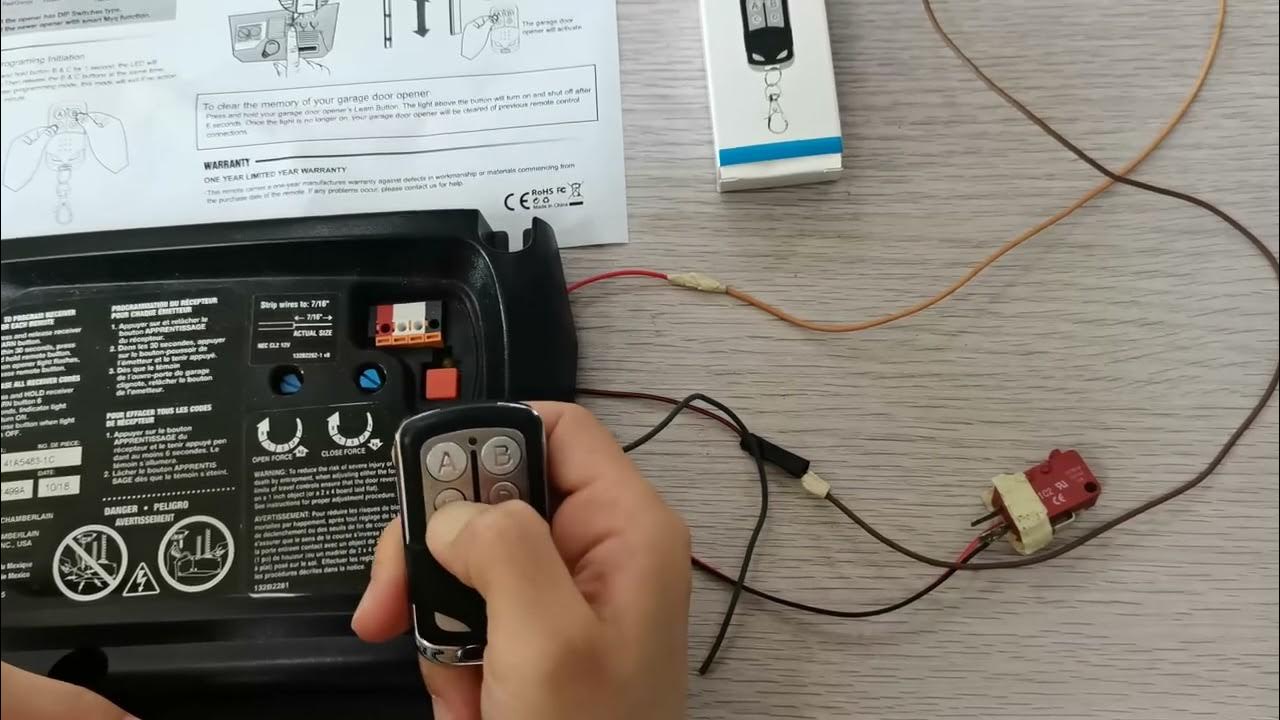 Universal Keychain Remote programming for Orange,Red Learn Button ...