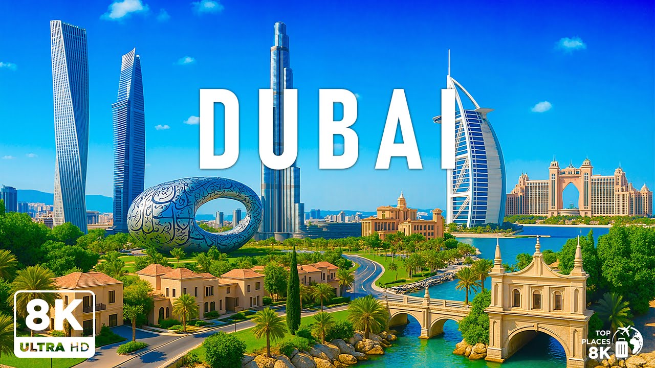Dubai 8K – Futuristic city with architectural wonders and desert ...