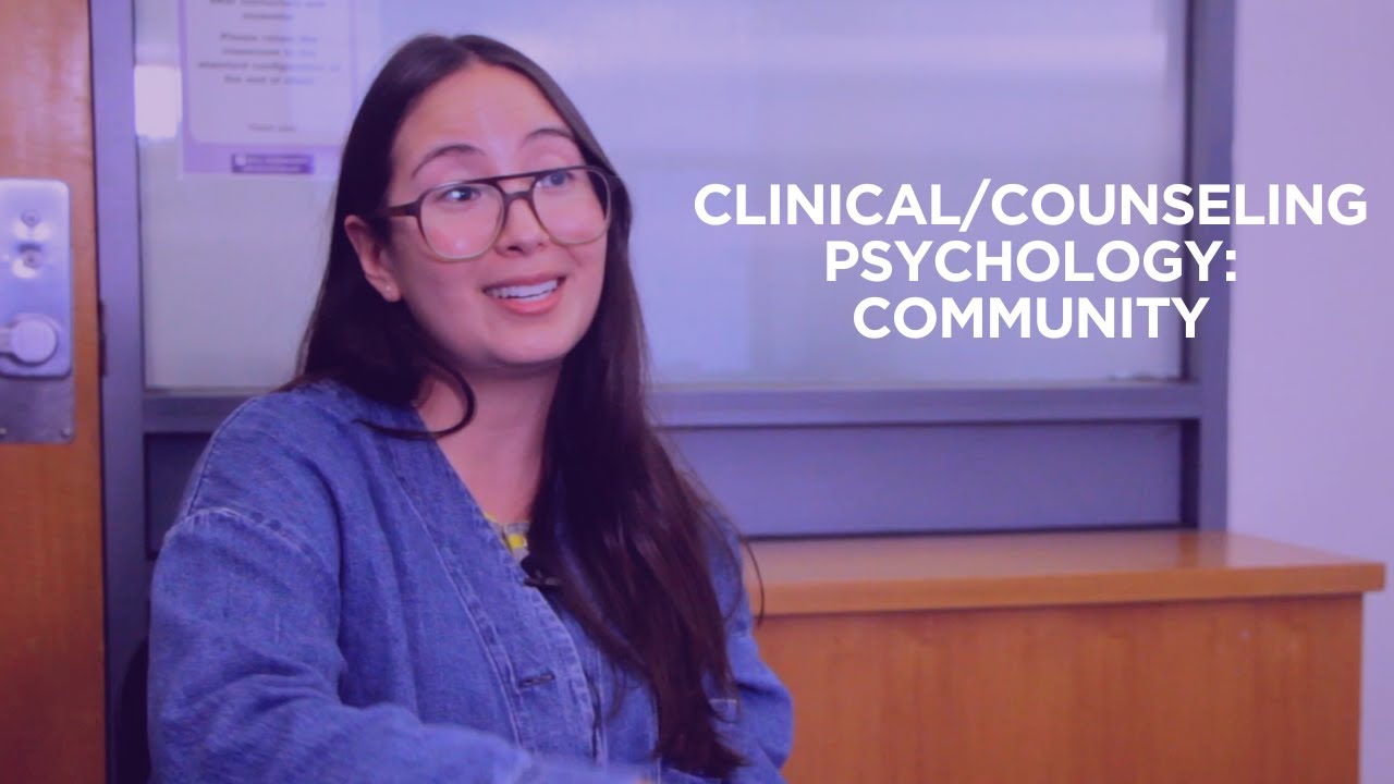 Clinical/Counseling Psychology: Community - YouTube