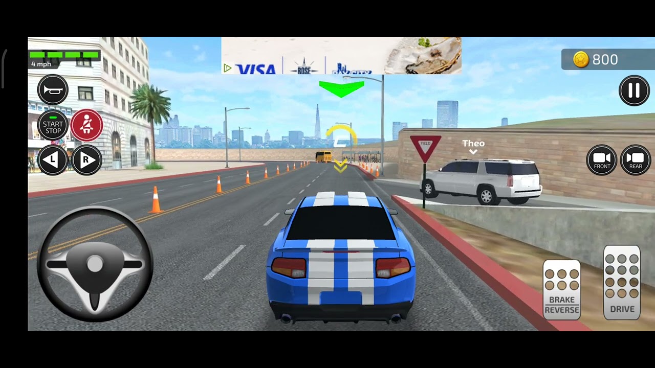 driving academy car simulator mobile game - YouTube