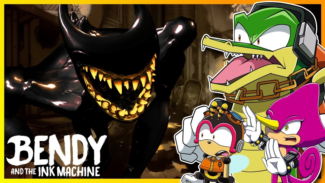 SHOWDOWN WITH BEAST BENDY! - Team Chaotix Play Bendy and the Ink ...