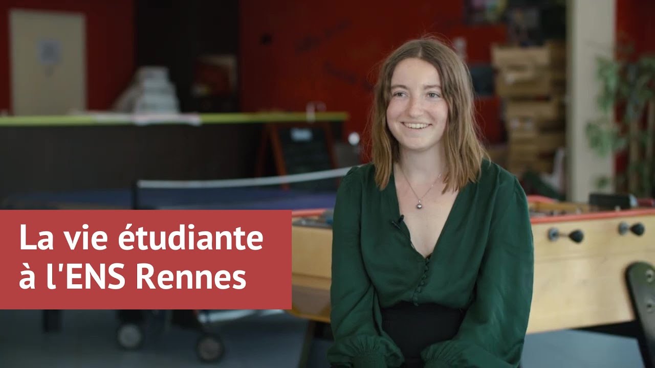 La vie étudiante à l'ENS Rennes - YouTube