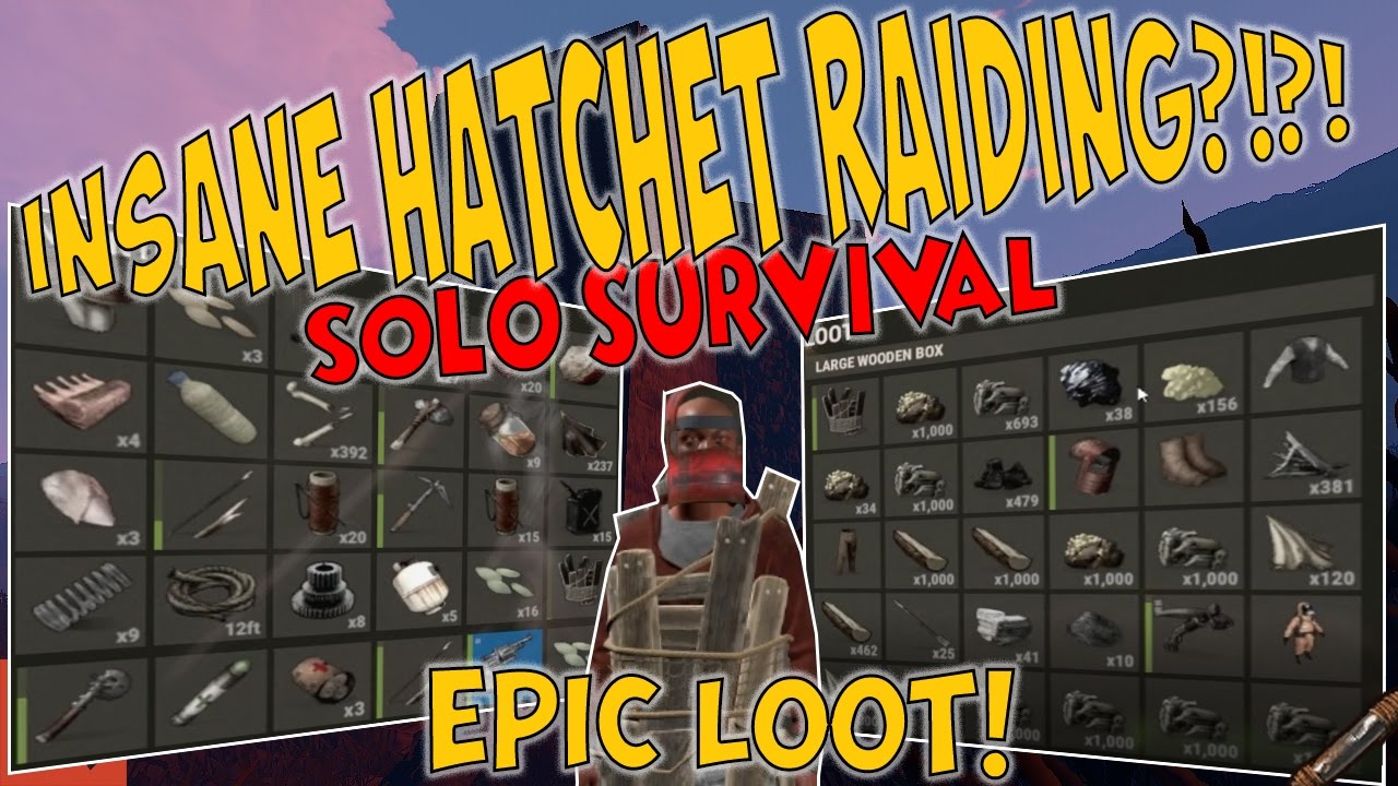 INSANE HATCHET RAID?!?! Rust Solo Survival Gameplay | Season 2 ...