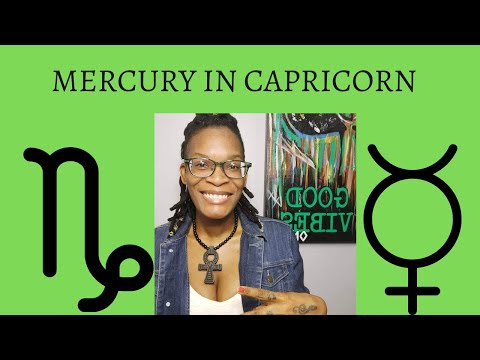 Mercury in Capricorn