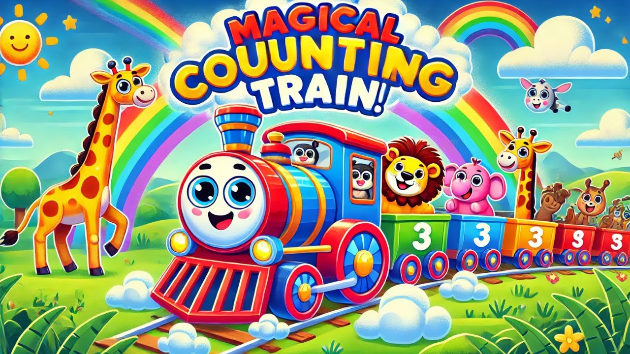 Magical Counting Train – A Fun Kids' Number Song! | Poem for Kids ...