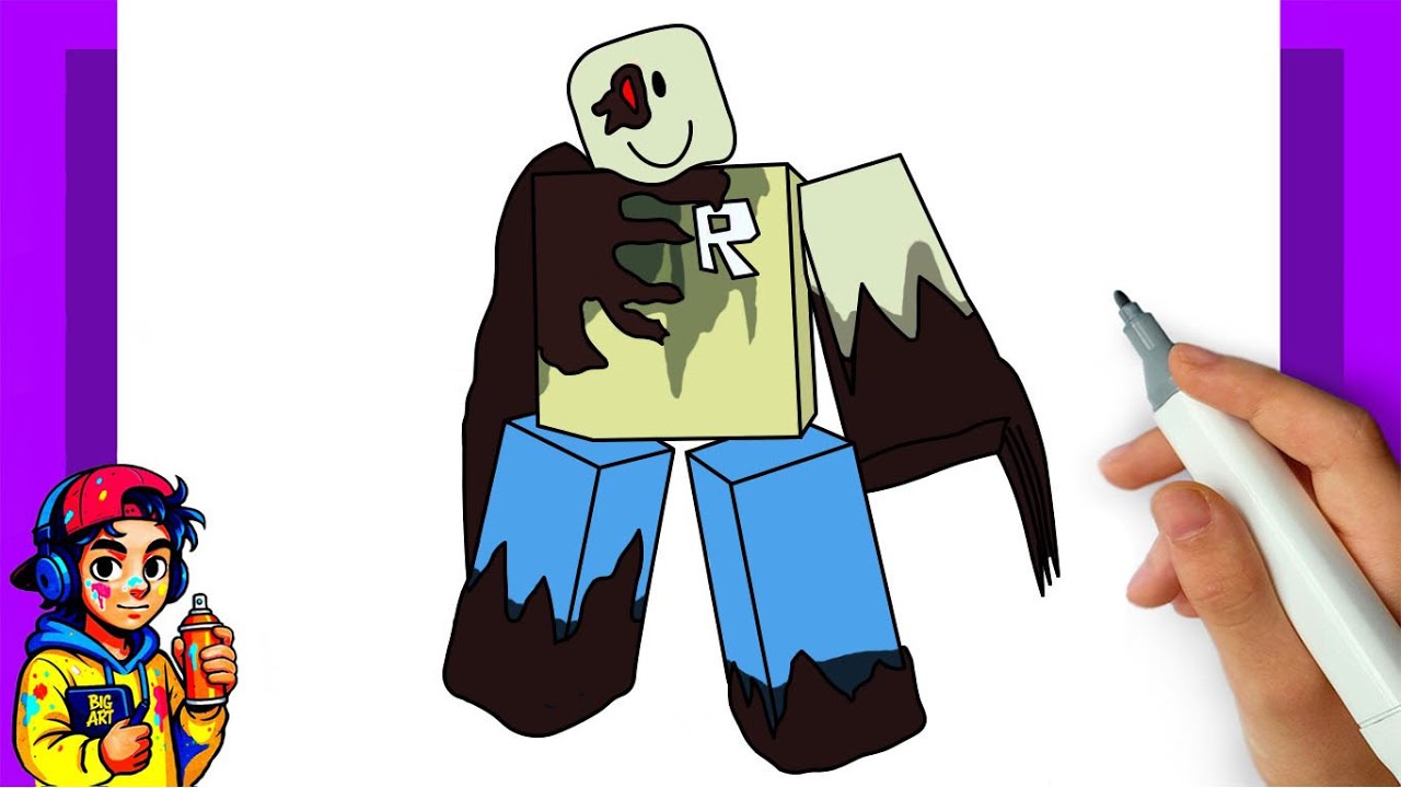 How to Draw JOHN DOE | forsaken | step by step - YouTube