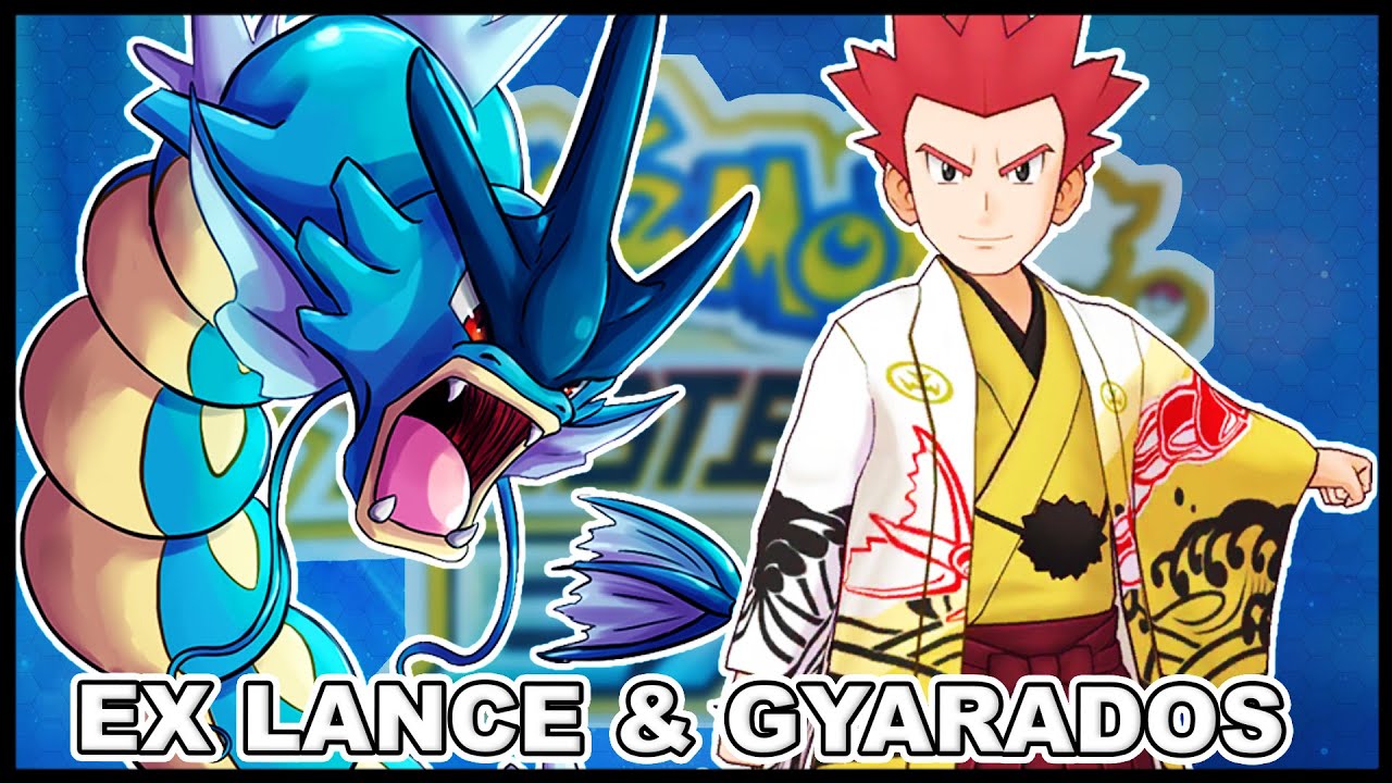 Red Gyarados Outfit! EX New Years Lance & Gyarados Showcase! | Pokemon ...