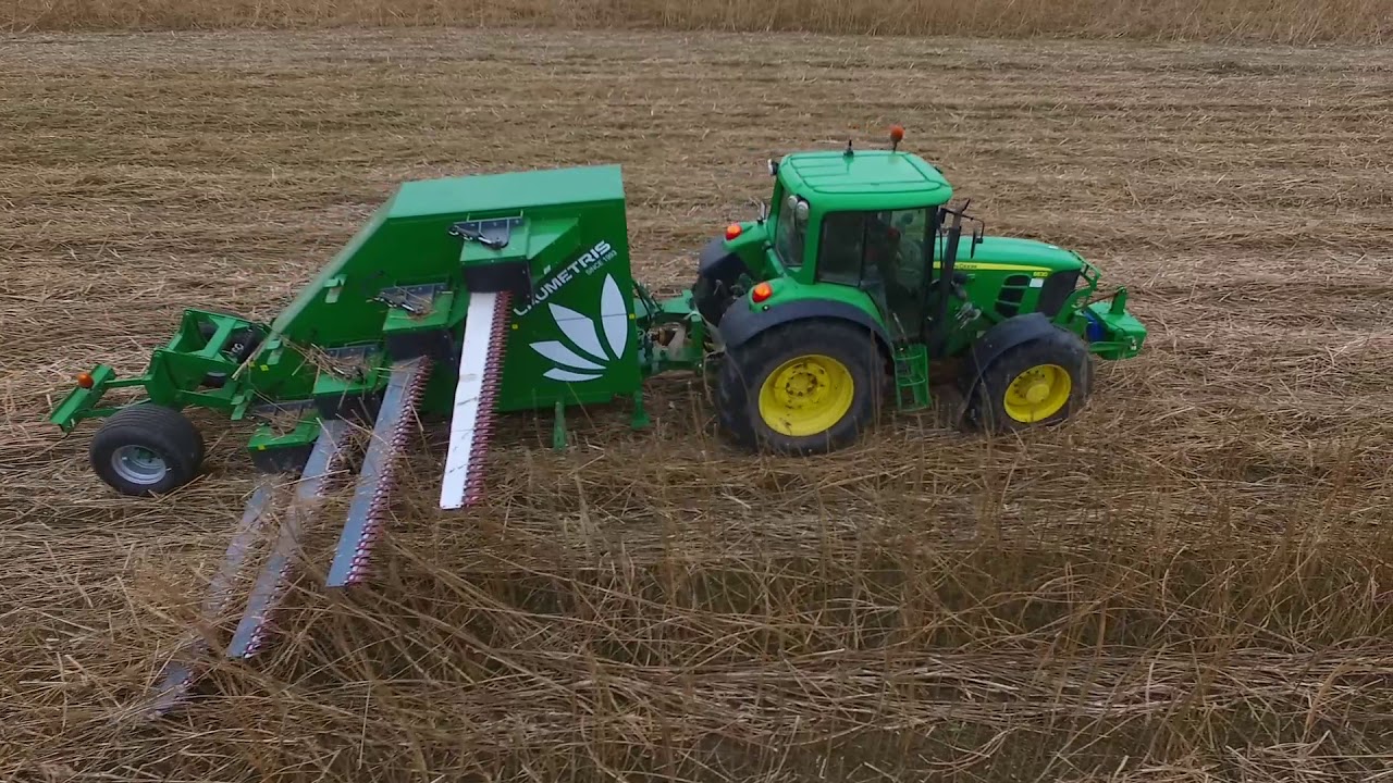 KP-4 Fiber hemp cutter / harvest / harvesting, Laumetris (Pluoštinių ...