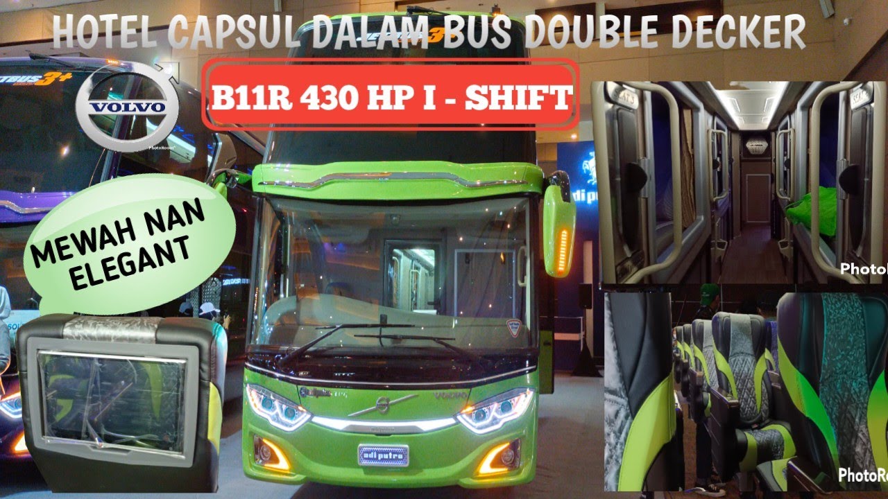 MEWAH NAN ELEGANT ... HOTEL CAPSUL DALAM BUS DOUBLE DECKER DI BUSWORLD ...