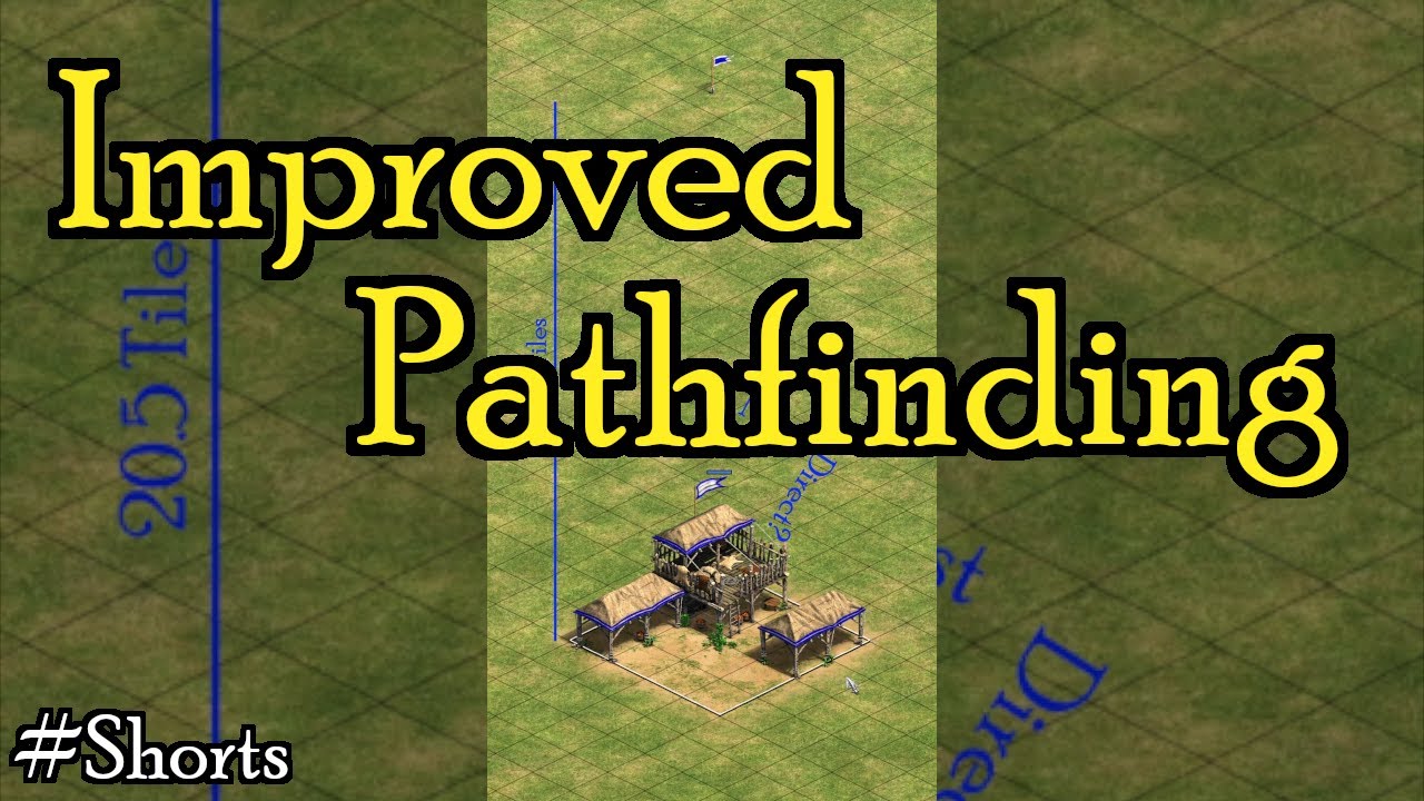 Aoe2 DE "Improved" Pathfinding - YouTube