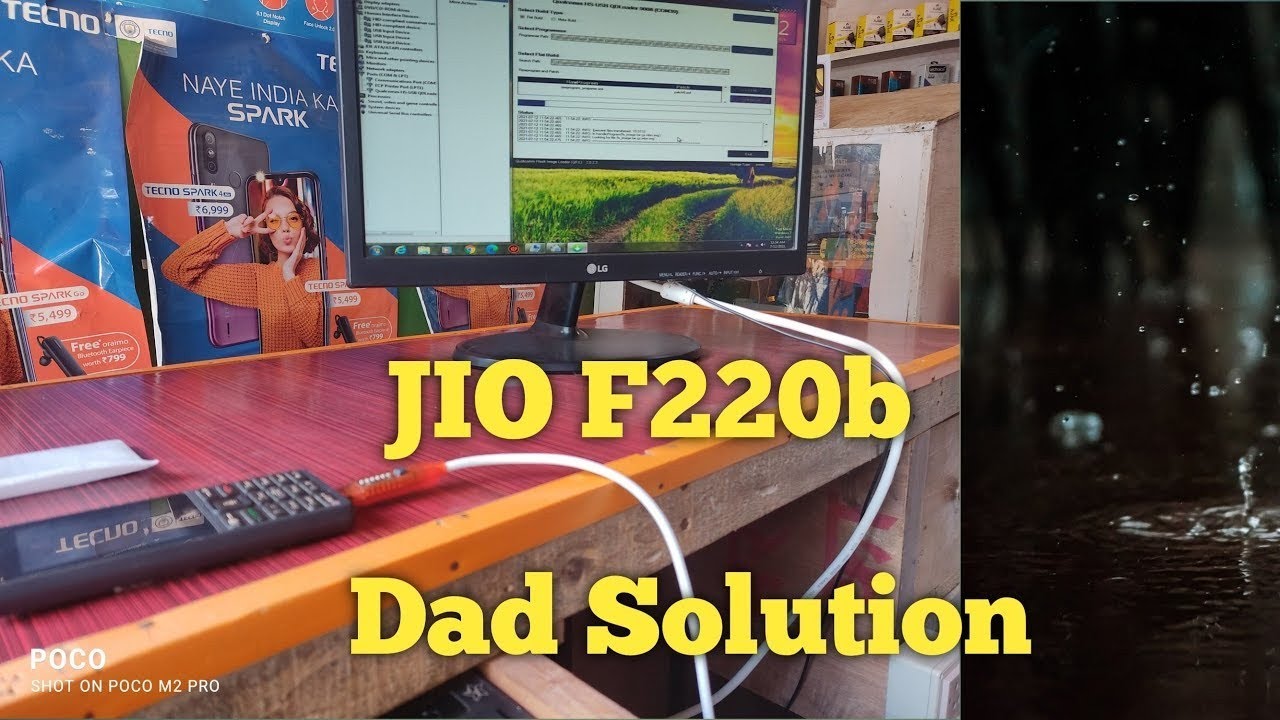 Jio f220b dead recover after flash | Jio f220b Dad Flashing - YouTube