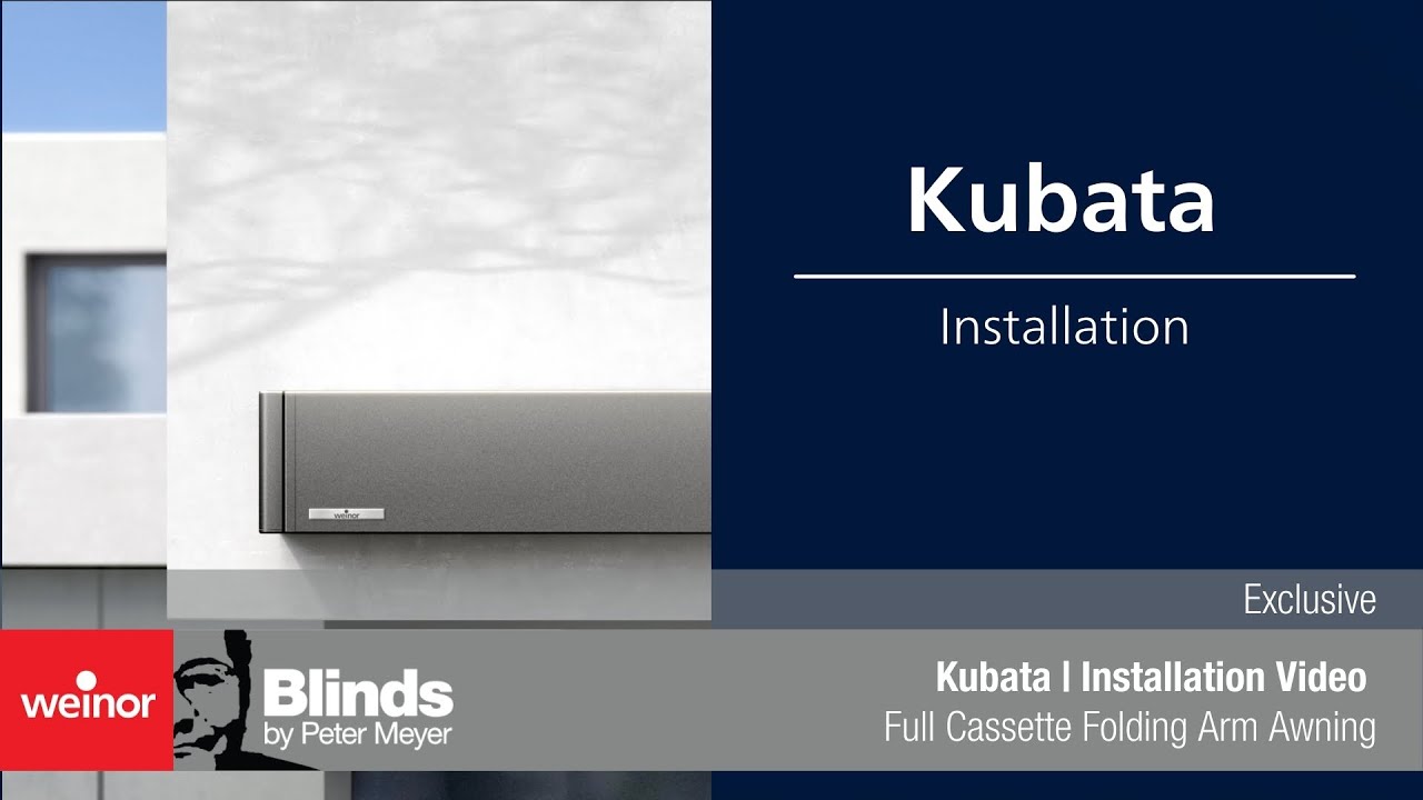 Kubata | Installation Video | Weinor - YouTube