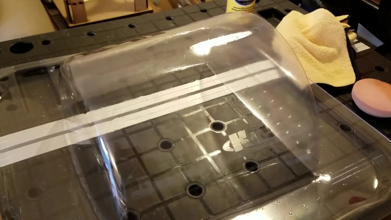 Cleaning Debris from Vacuum Formed PETG - YouTube
