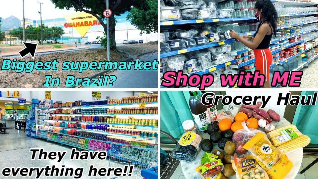 Grocery Shopping In Brazil | Grocery Haul For Two 2021 | Grocery ...