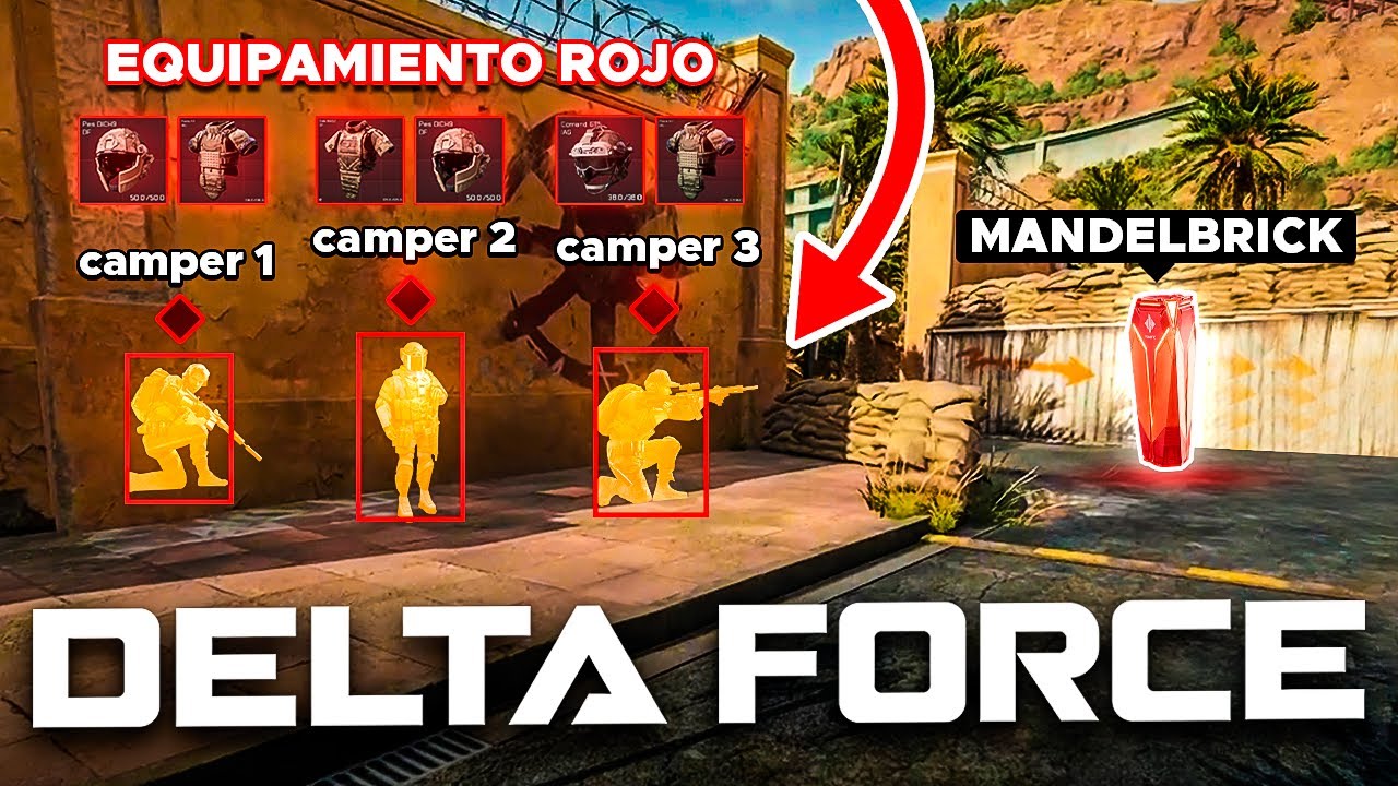 CAMPEROS FULL ROJOS NOS QUIEREN RATEAR EL MANDELBRICK EN DELTA FORCE ...