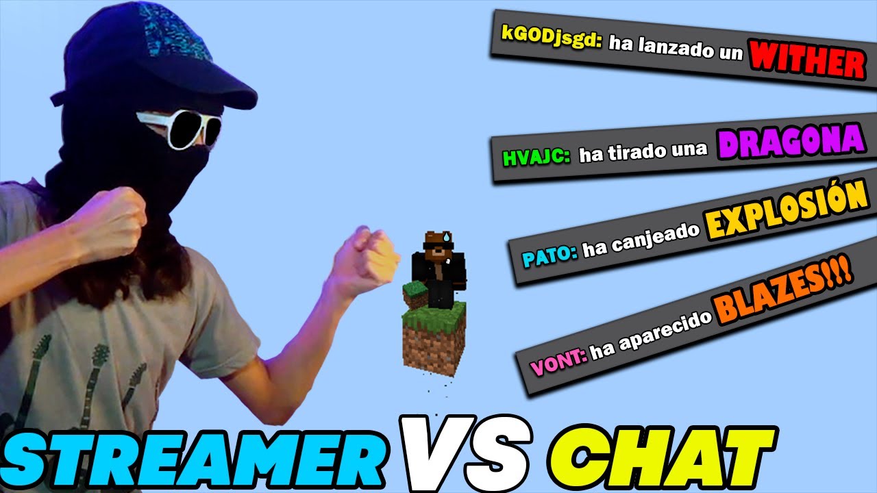 Trate de Acabar Minecraft ONE BLOCK, pero... (Chat vs Streamer) - YouTube