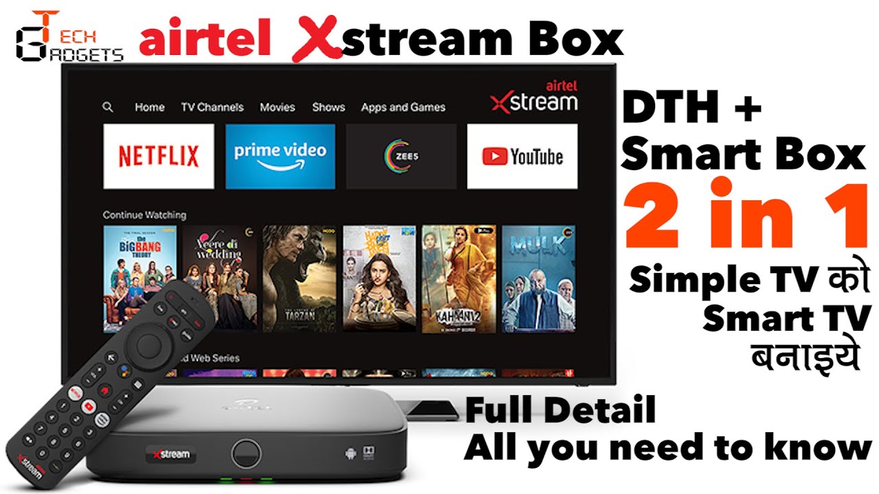 Airtel Xstream Box | All you need to know | Pros and Cons | Use of BT ...
